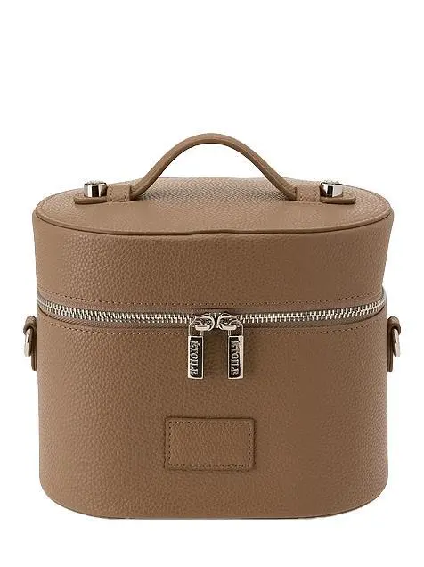 ETOILE COLLECTIVE Oval Toiletry Case - Cappuccino