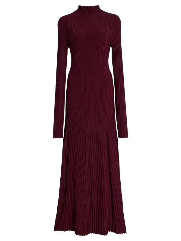 Adam Lippes Tabitha Dress - Burgundy