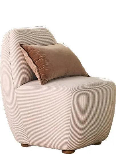 Anthropologie Amelia Slipper Chair - Thin Stripe