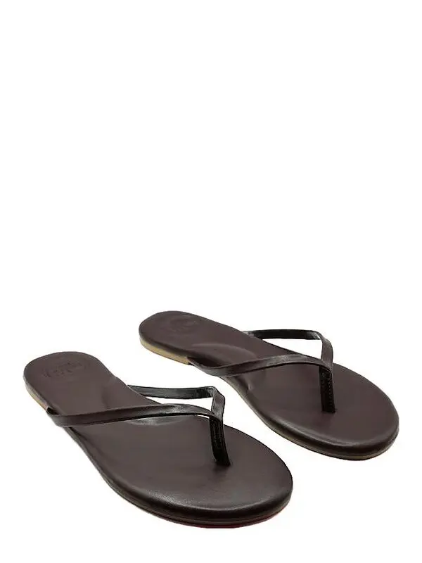 SOLEI SEA Indie Thong Sandals - Dark Brown