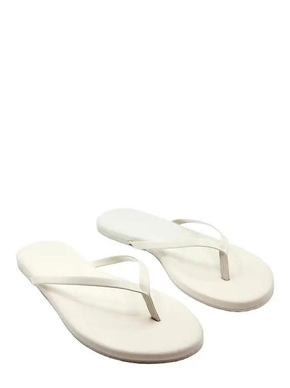 SOLEI SEA Indie Thong Sandals - Powder White