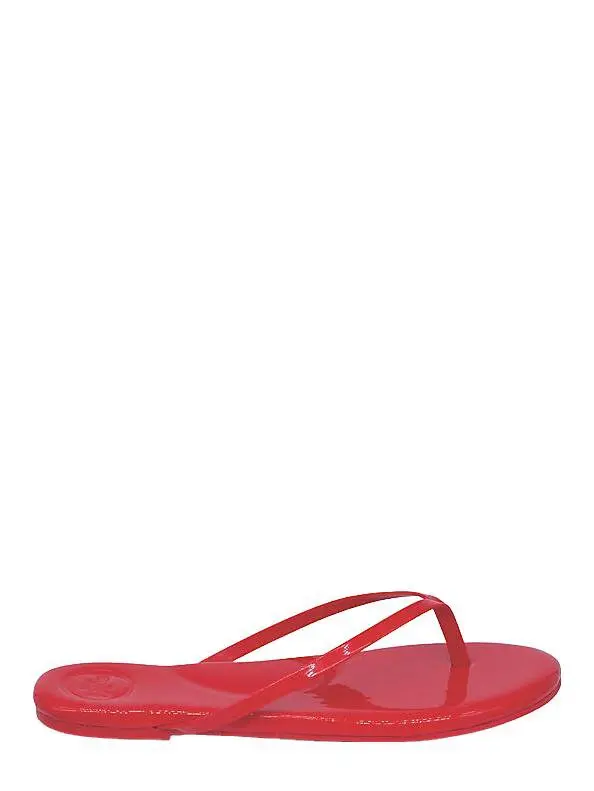 SOLEI SEA Indie Thong Sandals - Red Patent
