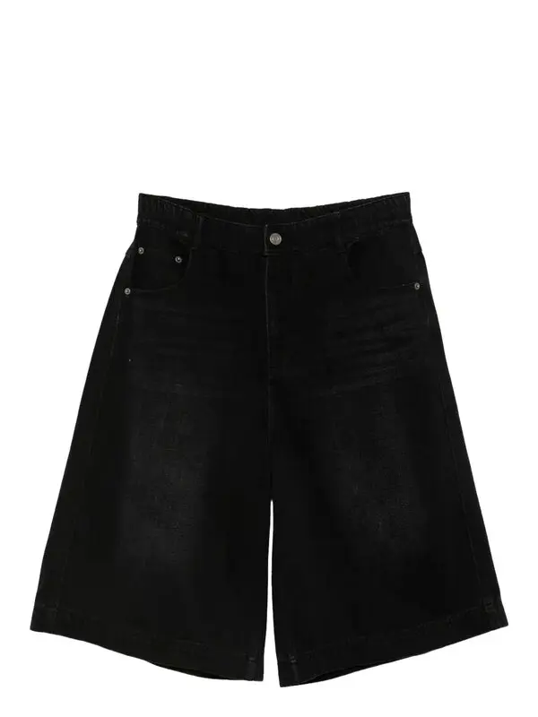 SONGZIO Brushed Denim Shorts - Black