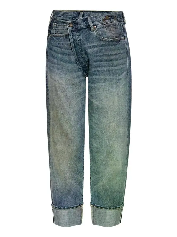 R13 Crossover-waist Jeans - Blue