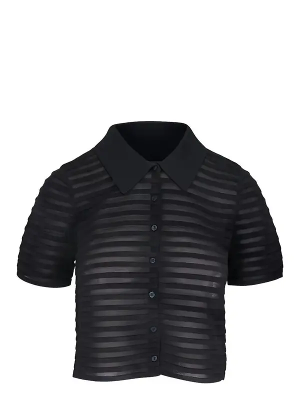 Simkhai Short-sleeve Cardigan - Black