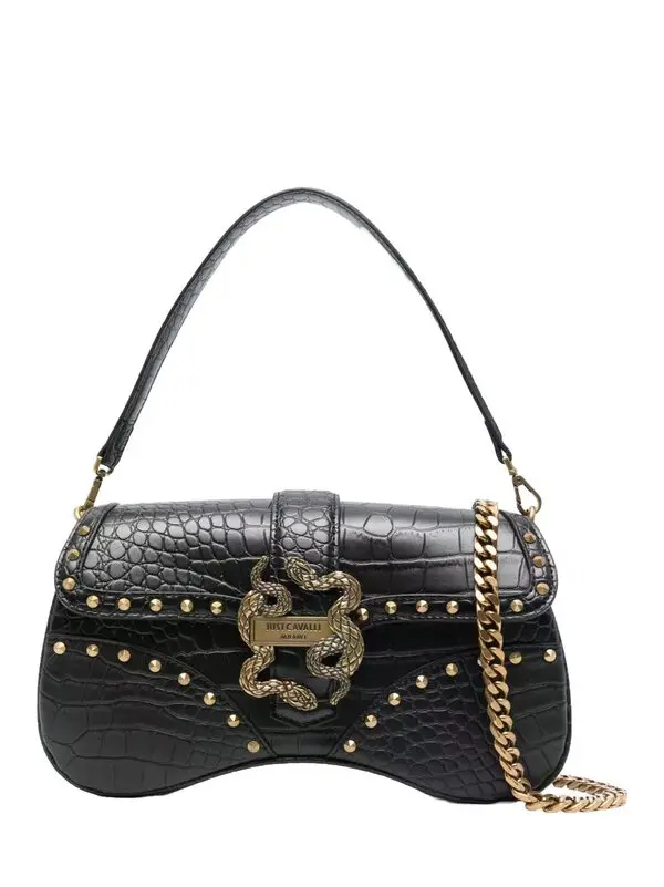 Just Cavalli Studded Shoulder Bag - Black