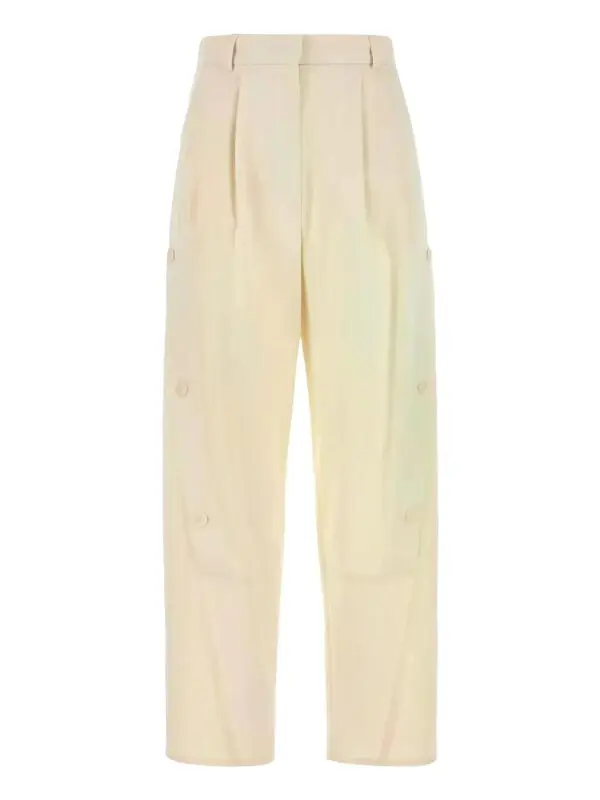Max Mara Pleated Pocket Trousers - Neutrals