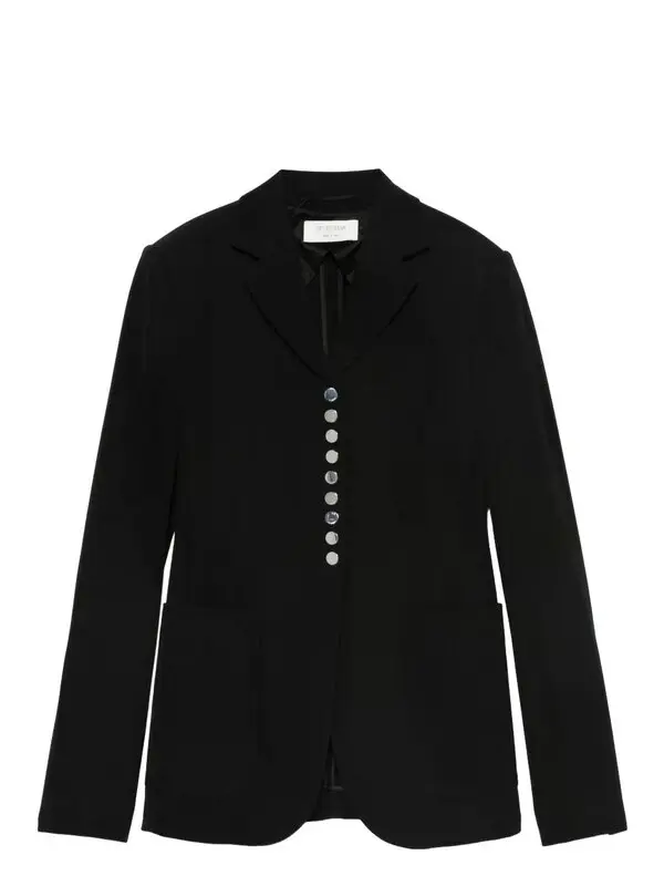 Sportmax Button-fastening Jacket - Black