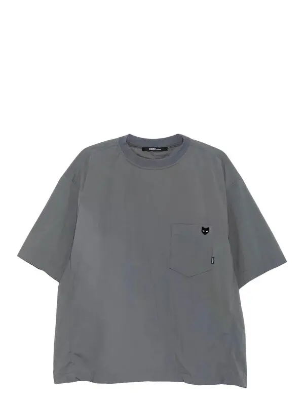 SONGZIO Embroidered-print T-shirt - Grey