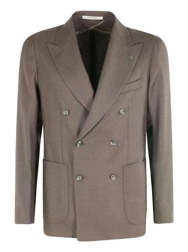 Tagliatore Double-breasted Blazer - Brown