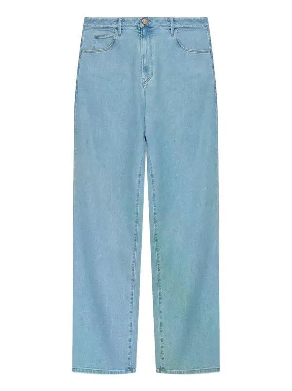 Giorgio Armani Loose-leg Jeans - Blue