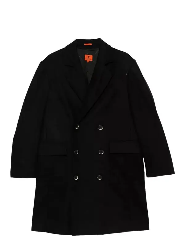 Barena Venezia Double-breasted Patch-pocket Coat - Black