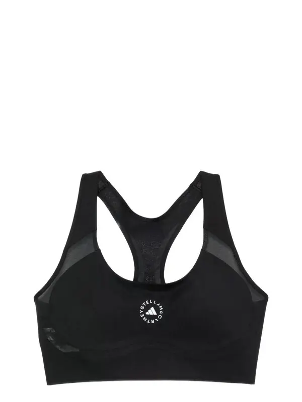 Adidas By Stella McCartney Racer-back Sports Bra - Black