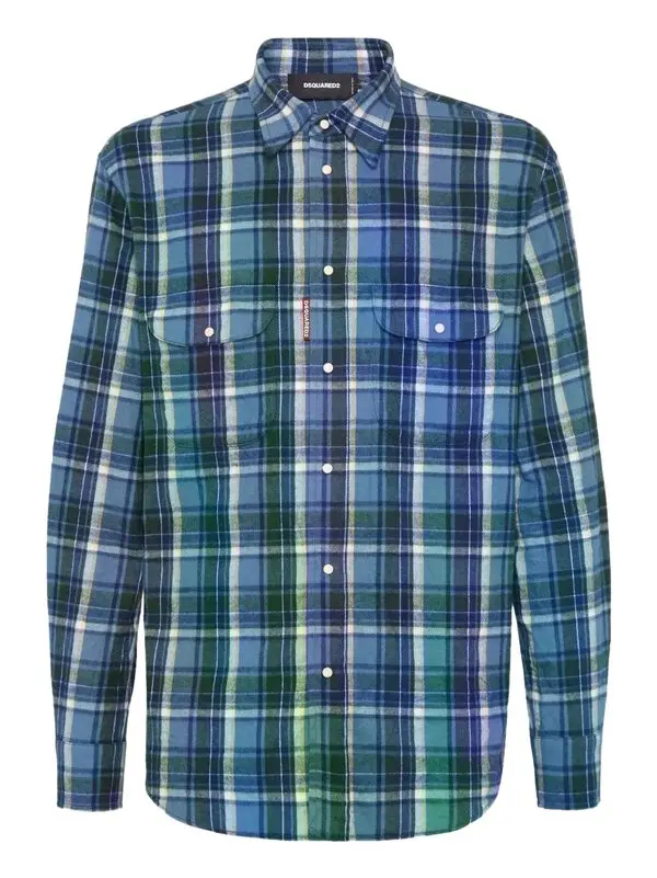 Dsquared2 Canadian Vintage Shirt - Blue