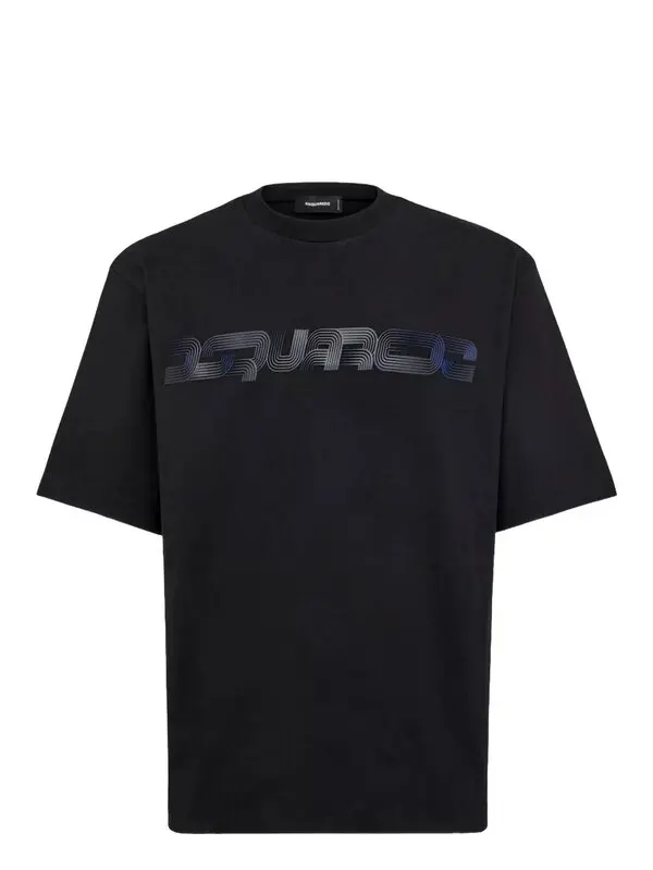 Dsquared2 Raised-print T-shirt - Black