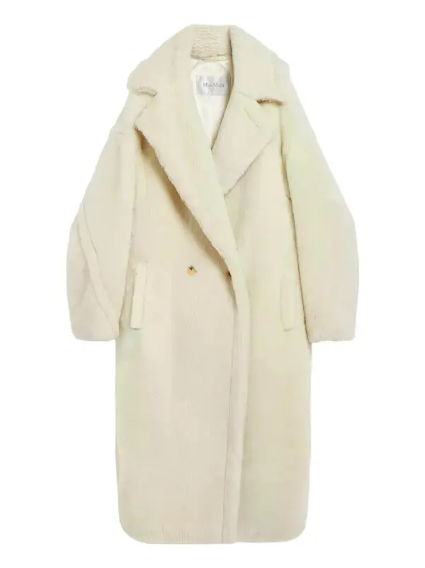 Max Mara Teddy Bear Icon Double-breasted Coat - Neutrals
