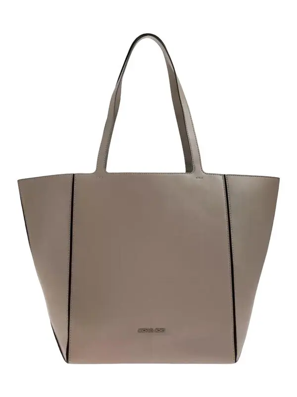 Michael Kors Leather Tote Bag - Neutrals