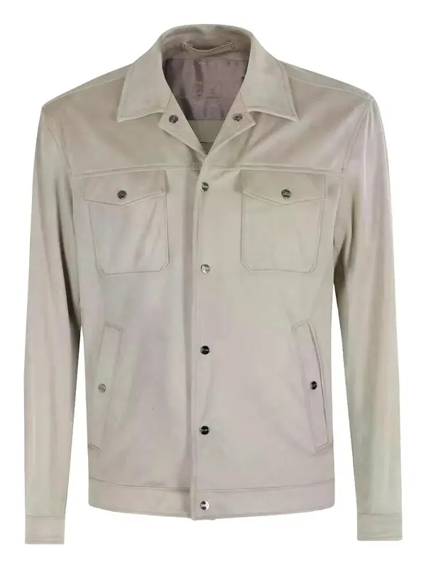 Herno Patch-pocket Shirt Jacket - Neutrals