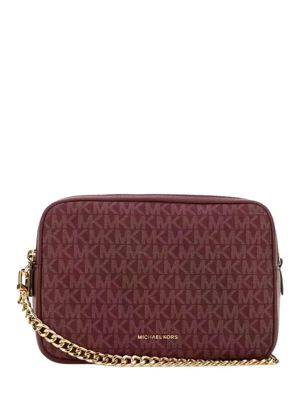 Michael Kors Bryant Monogram Crossbody Bag - Red