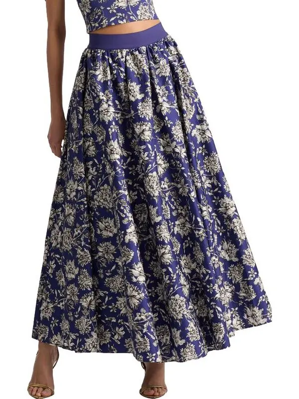 Alice + Olivia Nilda Maxi Skirt - Floral