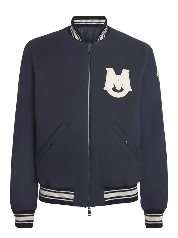 Moncler Down Reversible Vennes Bomber Jacket - Blue