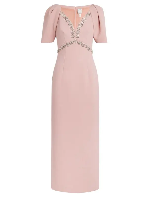 Huishan Zhang Embellished Myrna Maxi Dress - Pink