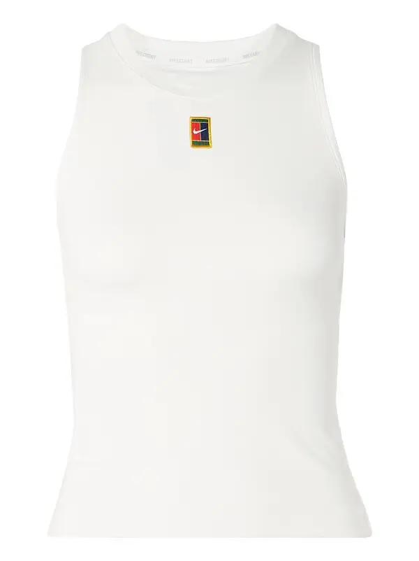 Nike Wimbledon Court Slam Dri-fit Tennis Tank - White