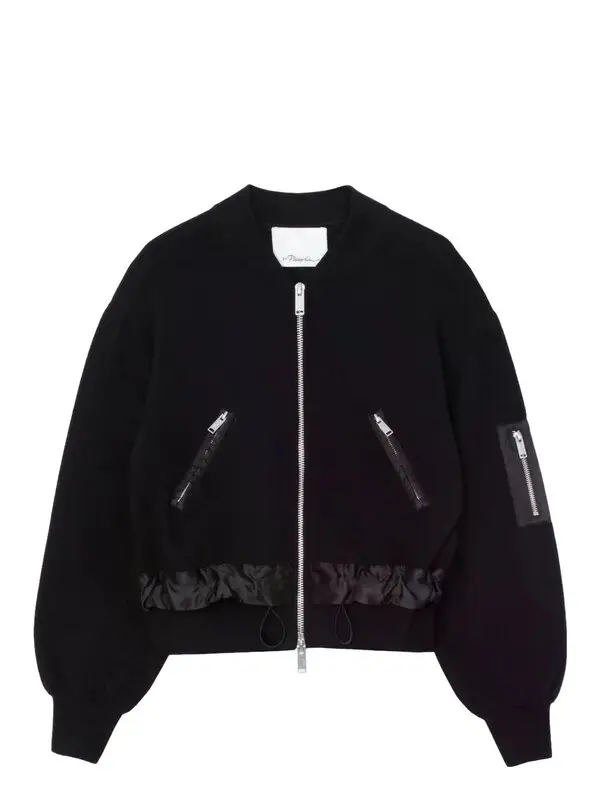 3.1 Phillip Lim Zip-fastening Balloon-sleeve Jacket - Black
