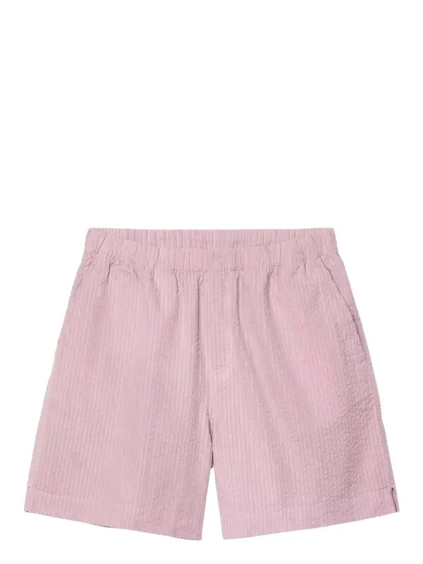 Carhartt Work In Progress Textured Elastic-waist Shorts - Pink