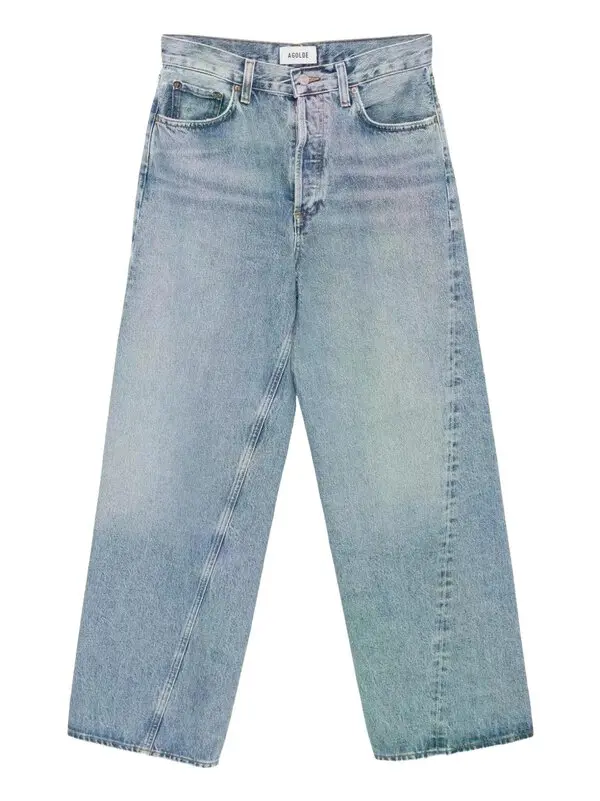 AGOLDE High-rise Twist Jeans - Blue