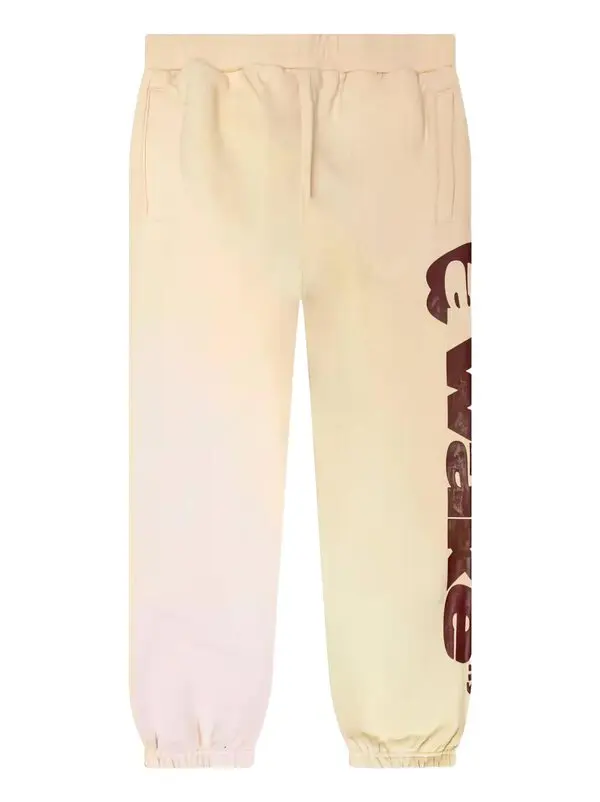 AWAKE NY Apple-print Drawstring Track Pants - Neutrals