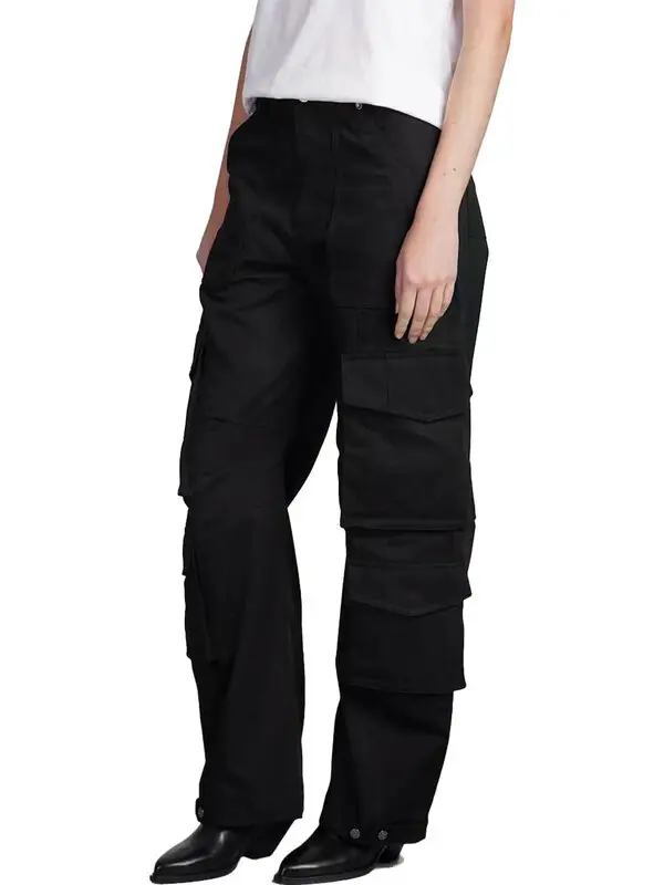 GOLDEN GOOSE Multi-pocket Cargo Trousers - Black