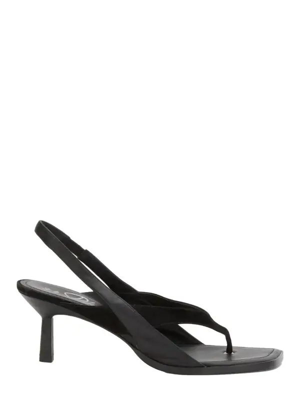 3.1 Phillip Lim 68mm Slingback Leather Sandals - Black