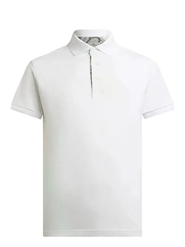 Etro Pegasus-pattern Polo Shirt - White
