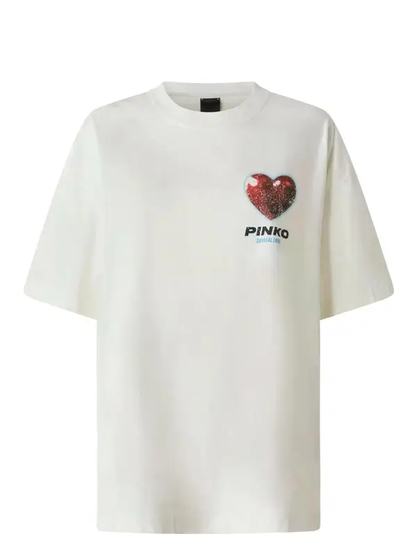 Pinko Printed T-shirt - White