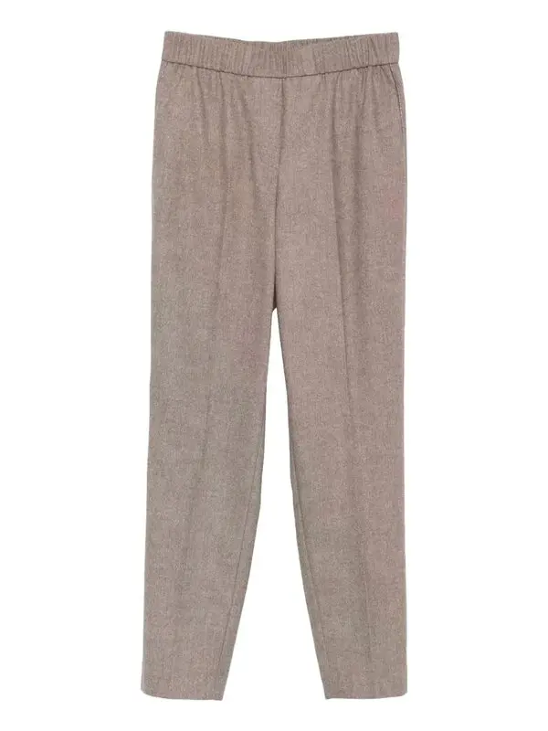 Peserico Elastic-waist Trousers - Neutrals