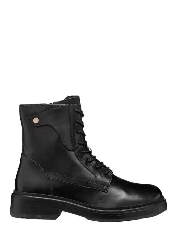 Geox Swelen Platform Boots - Black