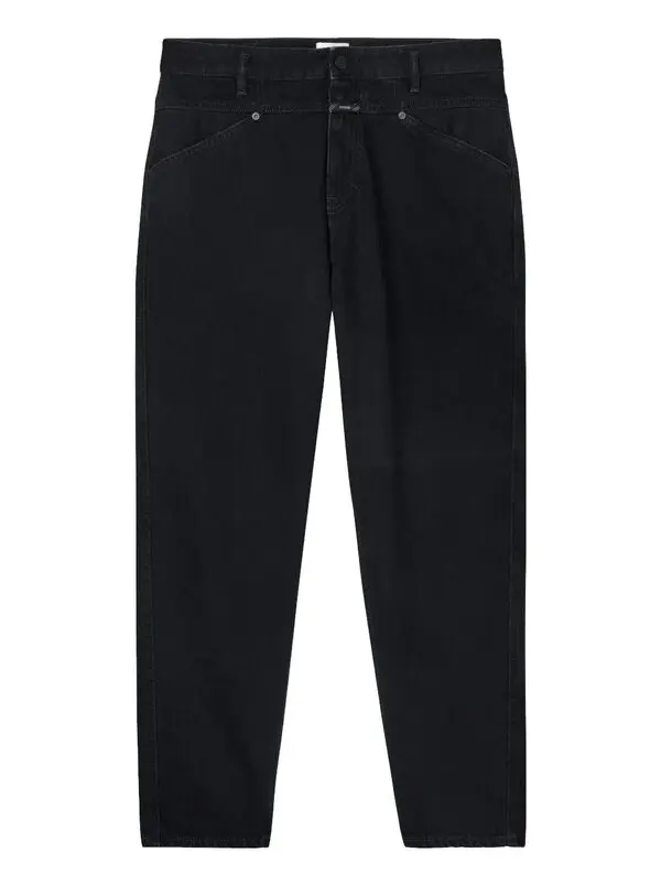 Closed X-lent Tapered Jeans - Black