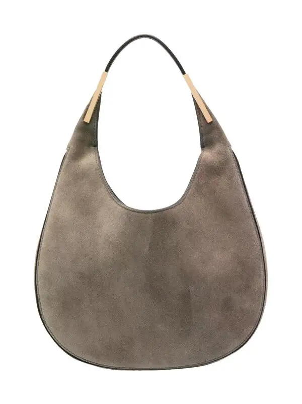 Savette Small Florence Suede Shoulder Bag - Grey