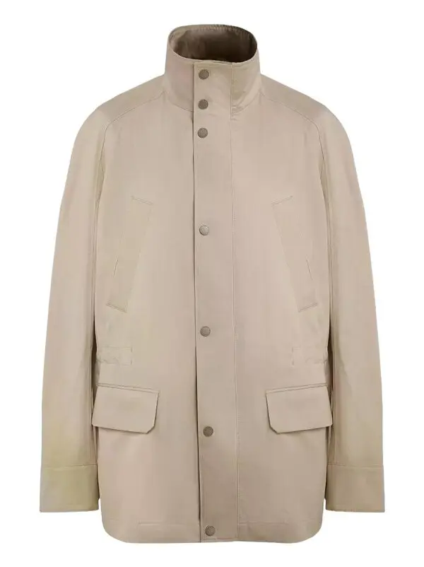 DOMAINE DES ARTISTES High-neck Jacket With Drawstring - Neutrals