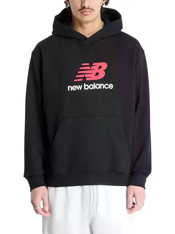 NEW BALANCE Logo French-terry Hoodie - Black