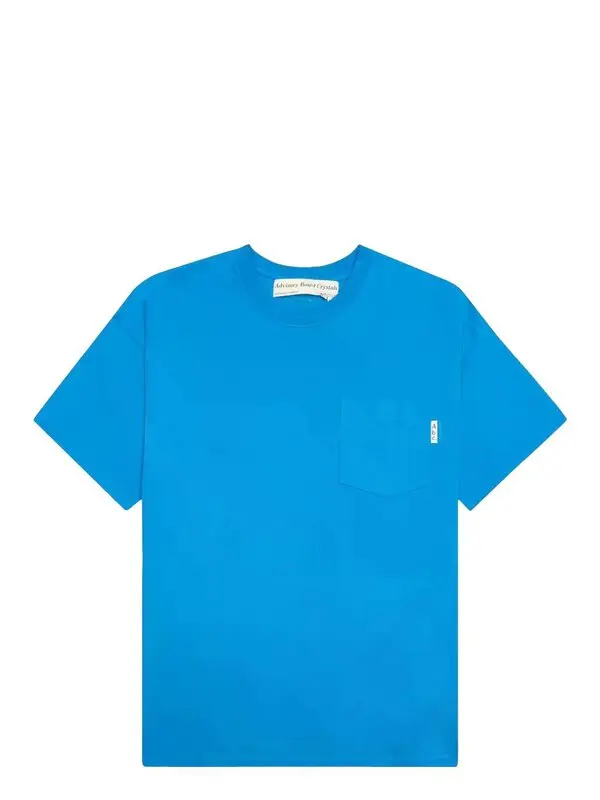 ADVISORY BOARD CRYSTALS Pocket Short-sleeve T-shirt - Blue