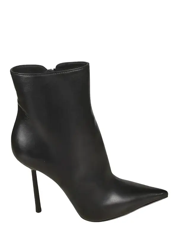 LE SILLA 120mm Pointed-toe Stiletto Ankle Boots - Black