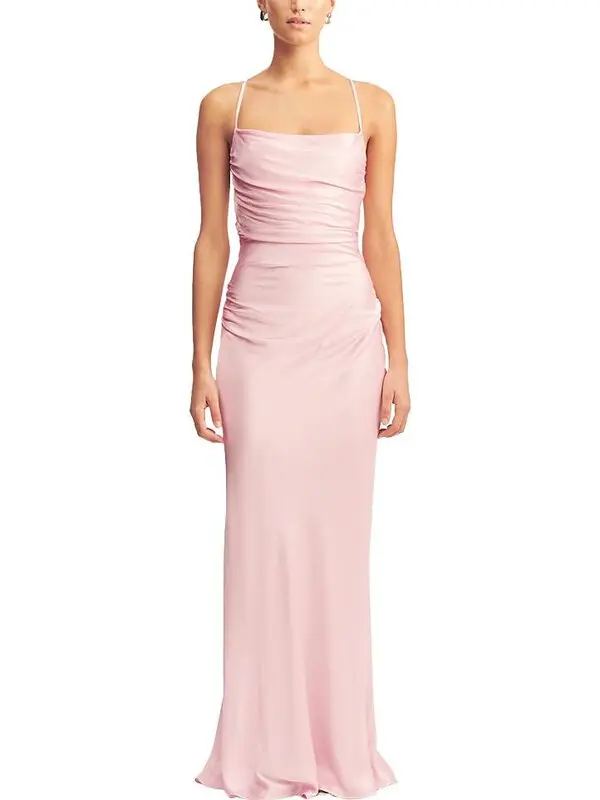 Shona Joy La Lune Lace Up Back Maxi Dress - Blossom