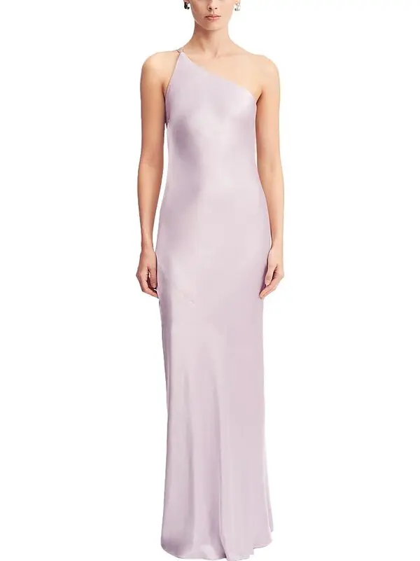 Shona Joy La Lune One Shoulder Gown - Lilac