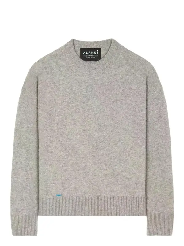 Alanui Crew-neck Knitted Sweater - Grey