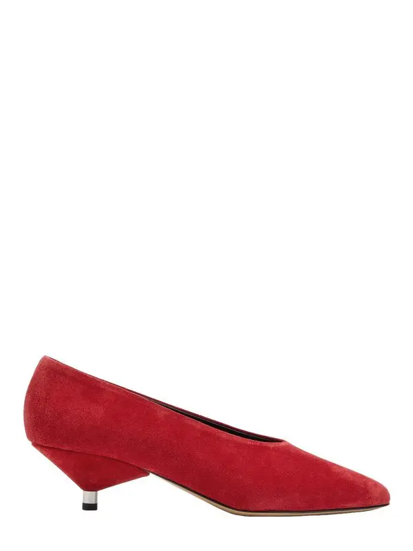 Isabel Marant Étoile Ebisa Suede Pumps - Red