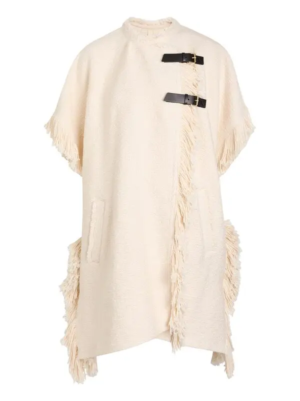 Isabel Marant Bouclé Wrap Coat - Ecru