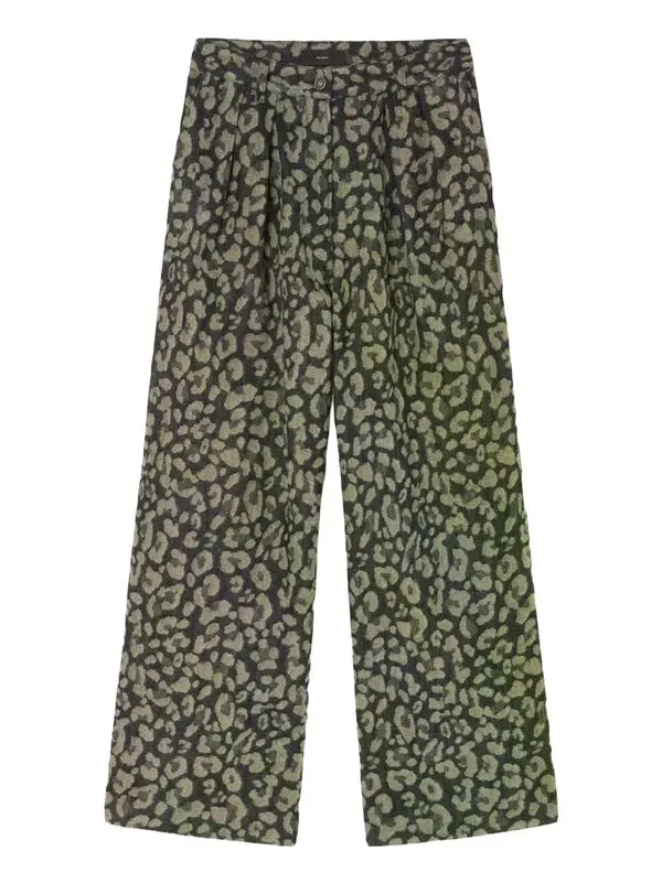 Alanui Seattle Leopard-print Jeans - Neutrals