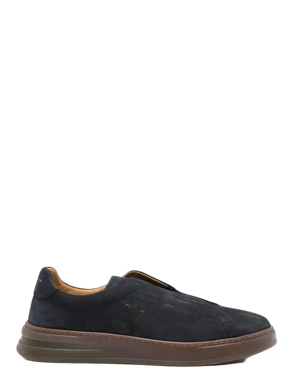 HENDERSON BARACCO Suede Slip-on Sneakers - Blue